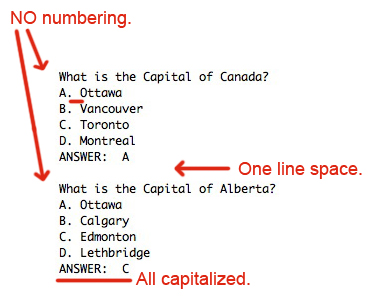 Importing Aiken Formatted Questions - Moodle Answers