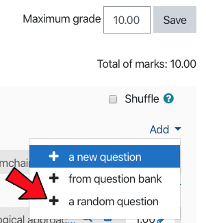 Randomizing Quiz Questions in Moodle - Moodle Answers