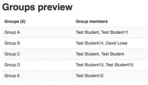Creating and Using Groups - Moodle Answers