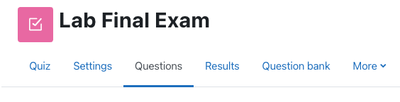 Randomizing Quiz Questions in Moodle - Moodle Answers