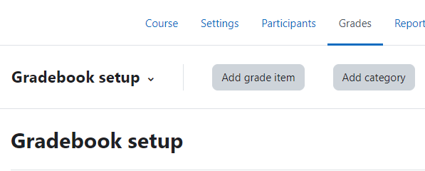 Creating a Simple Gradebook in Moodle - Moodle Answers