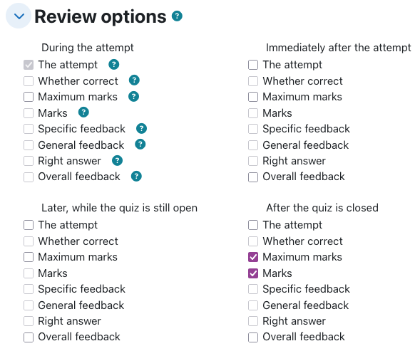 How to Release Quiz Grades to Students - Moodle Answers